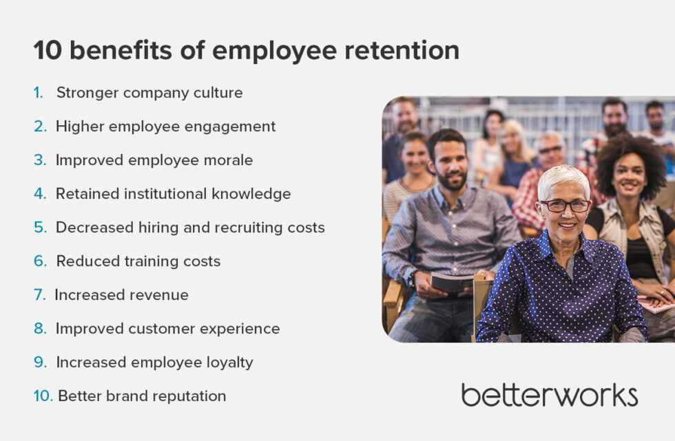 10 Benefits of Employee Retention - Betterworks