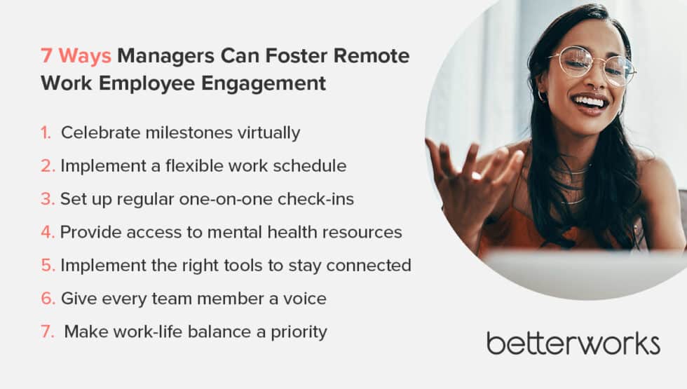 Why Remote Work Engagement Matters + 7 Ways to Improve It - Betterworks