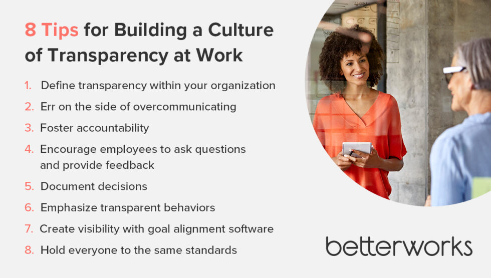 How to Achieve Transparency in the Workplace How to Achieve Transparency in the Workplace